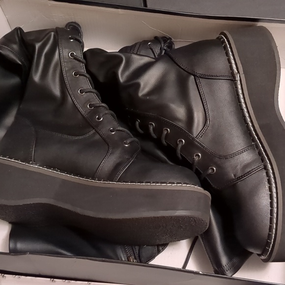Demonia | Shoes | Hellraiser Laceup Boots | Poshmark